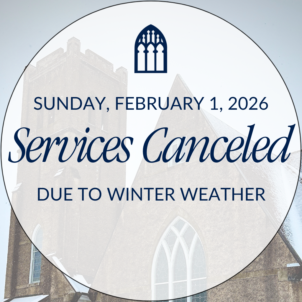 All Services Canceled - 2/1/2026 | Elberton First Methodist Church